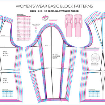 Womens Basic Trouser Block Pattern - Shoben Fashion Media