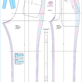 Mens Basic Formal Jacket Block Pattern - Shoben Fashion Media