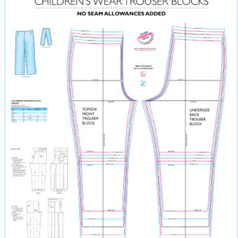Womens Basic Trouser Block Pattern - Shoben Fashion Media